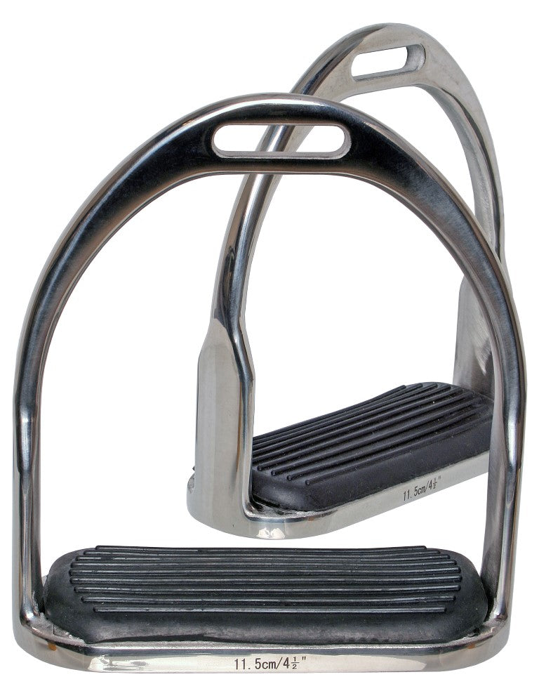 Stainless Steel Stirrups with Rubber Treads – HR Fisken & Sons